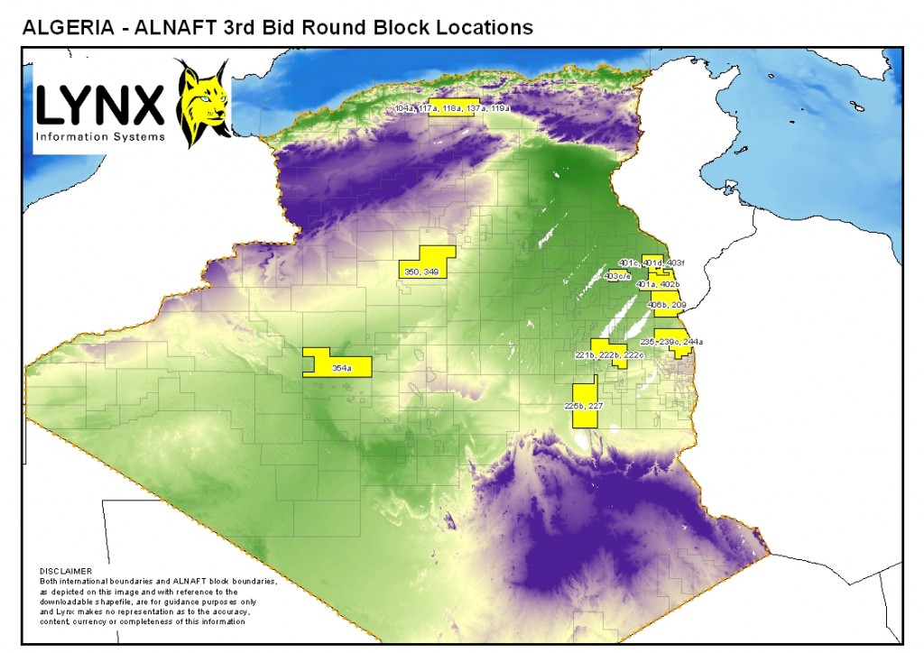 Algeria – ALNAFT Announce 3rd Bid Round | The Lynx Blog